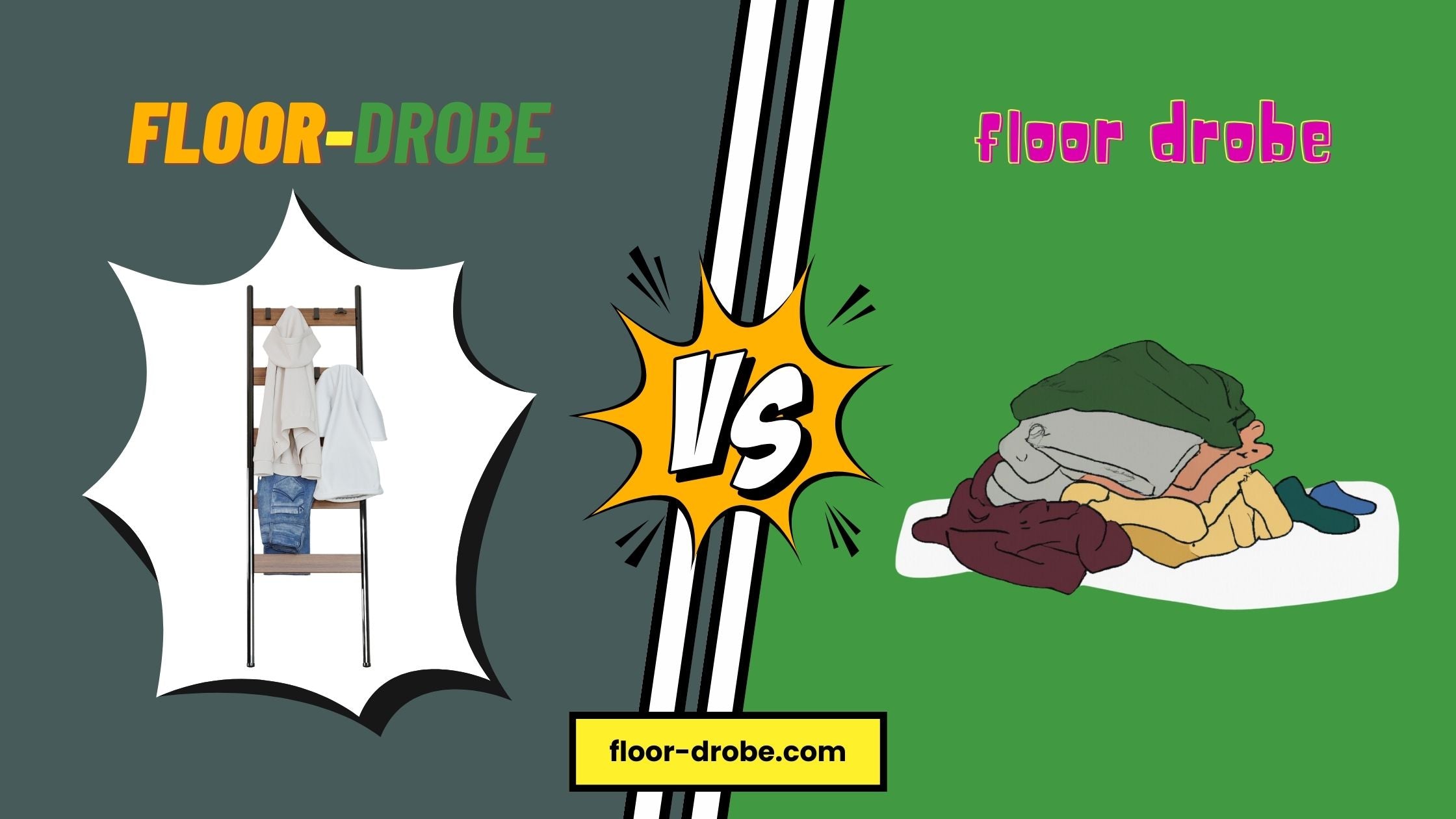 Solutions for a Clean Home – The Floor-Drobe vs a floordrobe ...